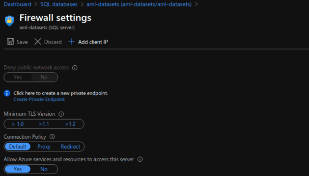 Connecting Azure SQL server with Azure Machine Learning | NaadiSpeaks